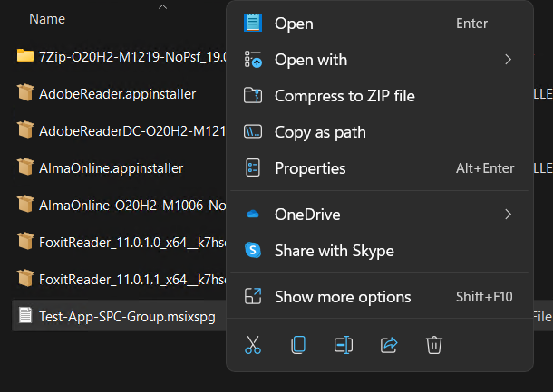 MSIX with (finally) Context Menus with caveat – Confessions of a Guru